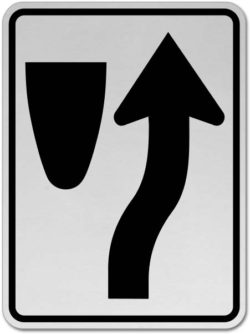 R4-7 Keep Right : Newman Signs