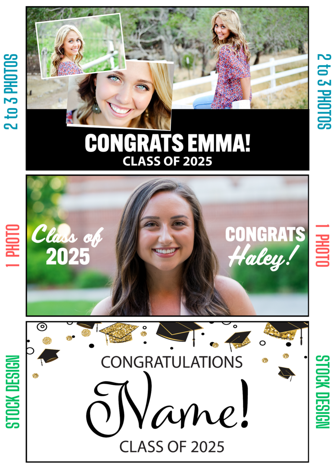 GRADUATION BANNERS : Newman Signs